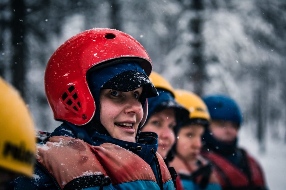 Floating in the rapids in icy cold water at Ruka Kuusamo – All About ...